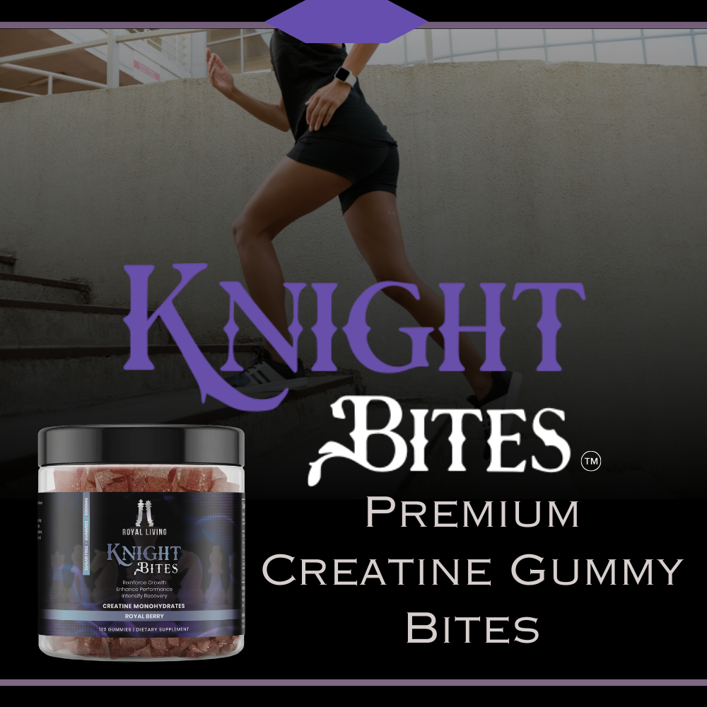 Knight Bites Creatine Monohydrate Gummies for Men & Women Workout ...