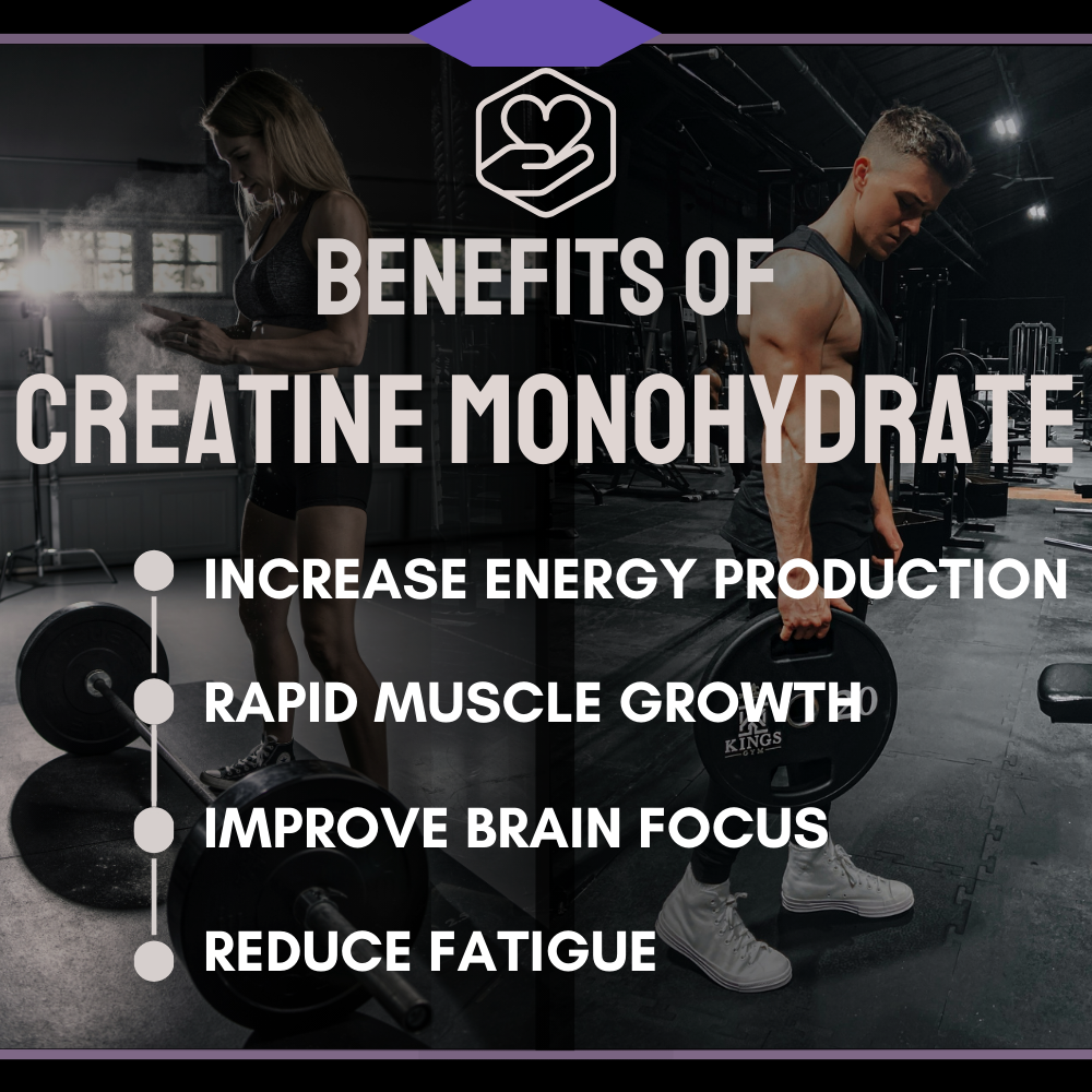 Knight Bites Creatine Monohydrate Gummies for Men & Women Workout ...